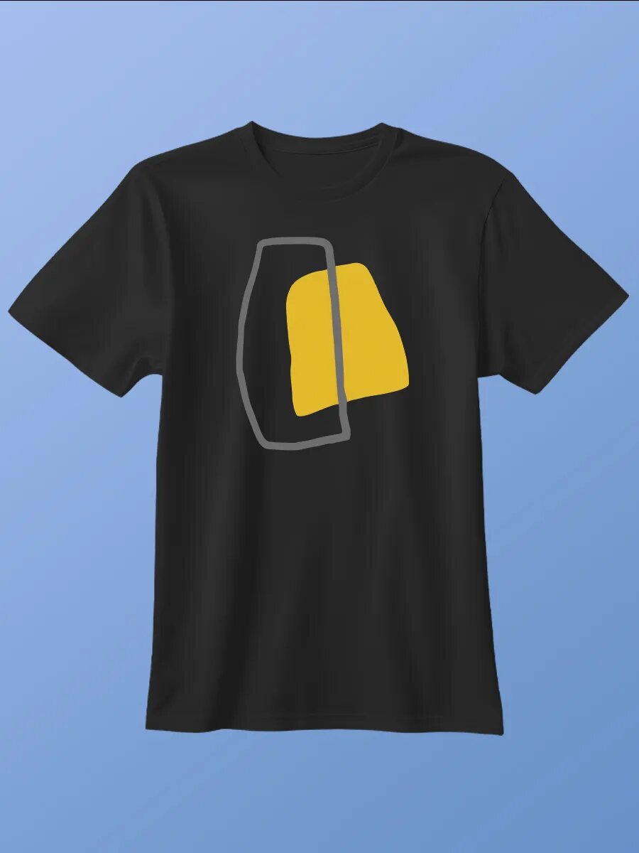 Футболка с абстракцией