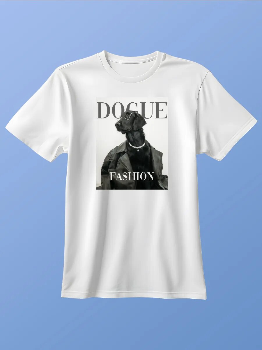 Футболка с собачкой fashion