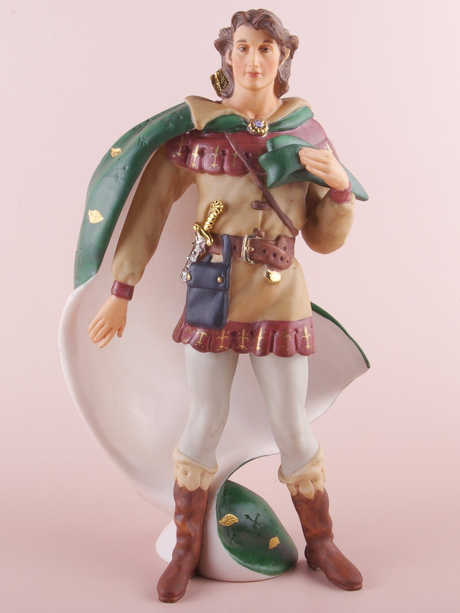 Винтажная статуэтка "Робин Гуд" из серии "Легендарные Принцессы". Фарфор, роспись. Lenox, США, 1996 год