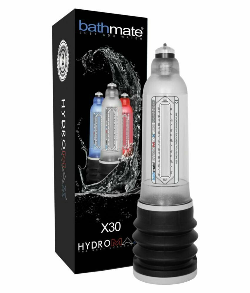 Гидропомпа Bathmate HYDROMAX30, ABS пластик, прозрачная, 30 см (аналог Hydromax X7)