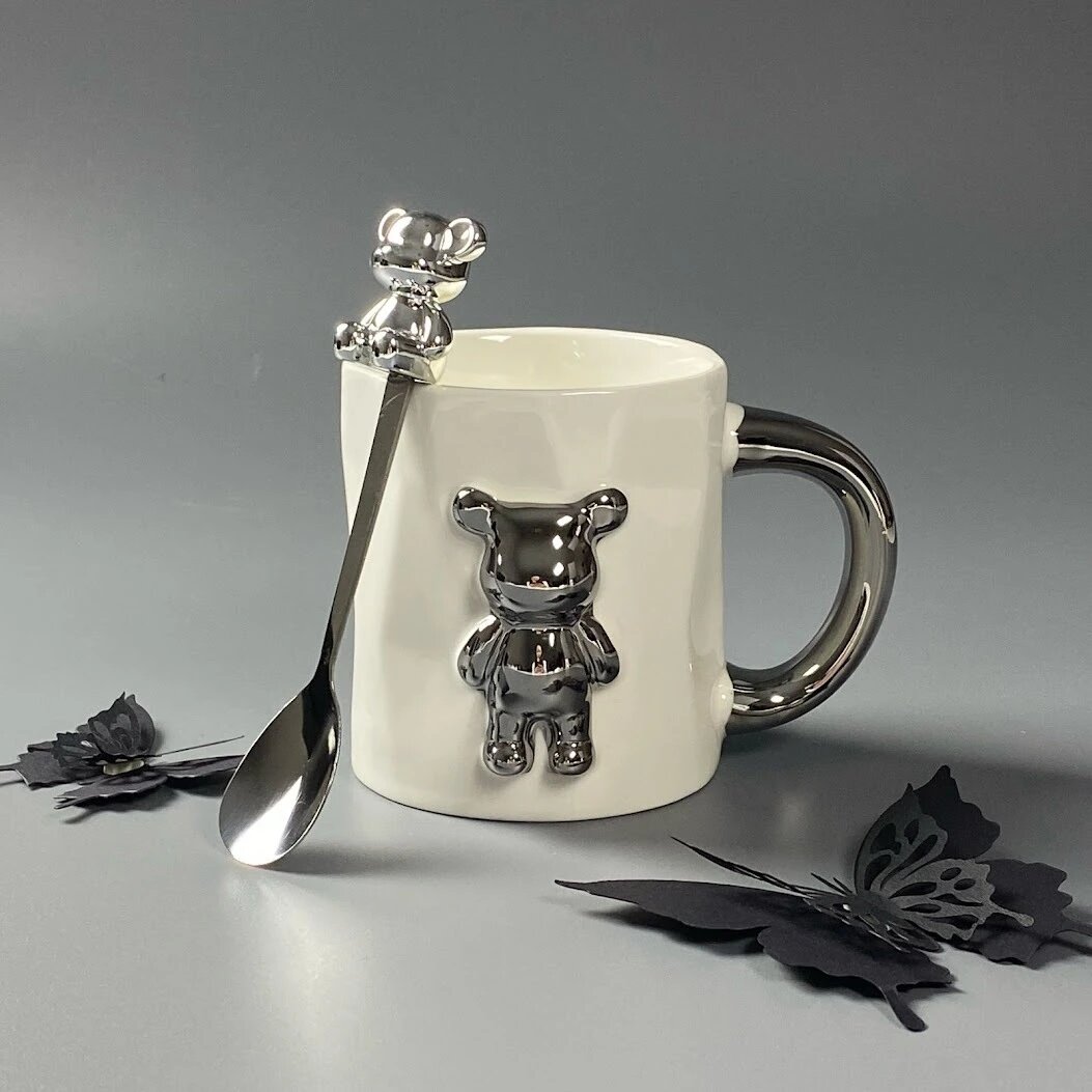 Кружка 350мл с ложкой Фарфор 315-067 118-315-067