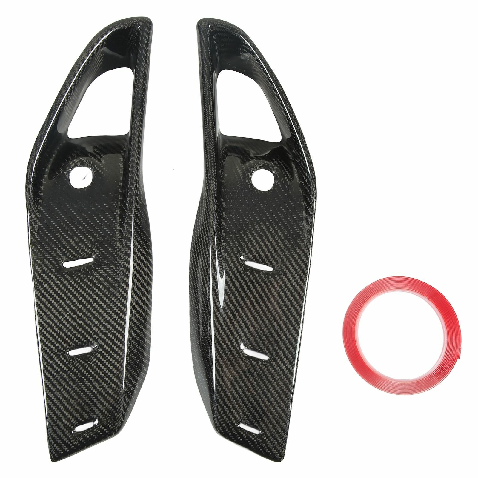2 шт. рамка противотуманной фары, яркий черный углеродный волокно, замена для F85 X5M 2014-2018 и F86 X6M 2014-2018