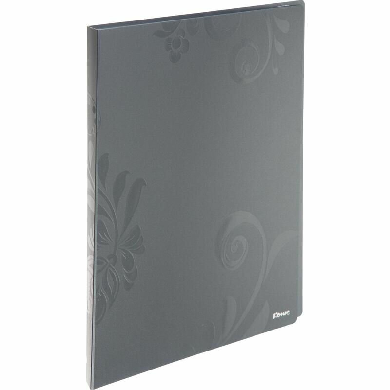 Папка файловая Комус Русская серия Mountain 40 файлов 32/0.9 A4 серая