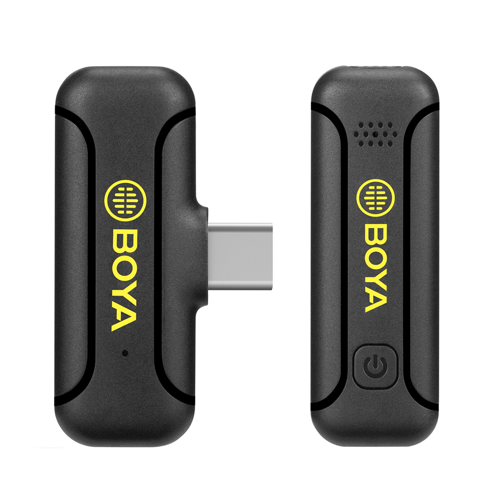 BOYA BY-WM3T2-U1 Микрофонная система 2.4G беспроводная с микрофоном на, диапазон передачи 50M, встроенная батарея, для смартфонов Type-C, планшетов, влогов, прямой трансляции, интервью