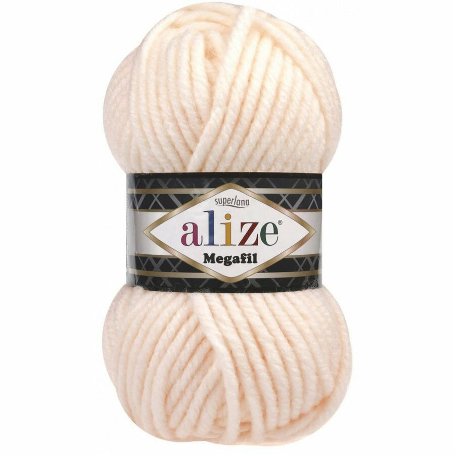 Пряжа Alize SUPERLANA MEGAFIL 310 шампань (5 мотков)