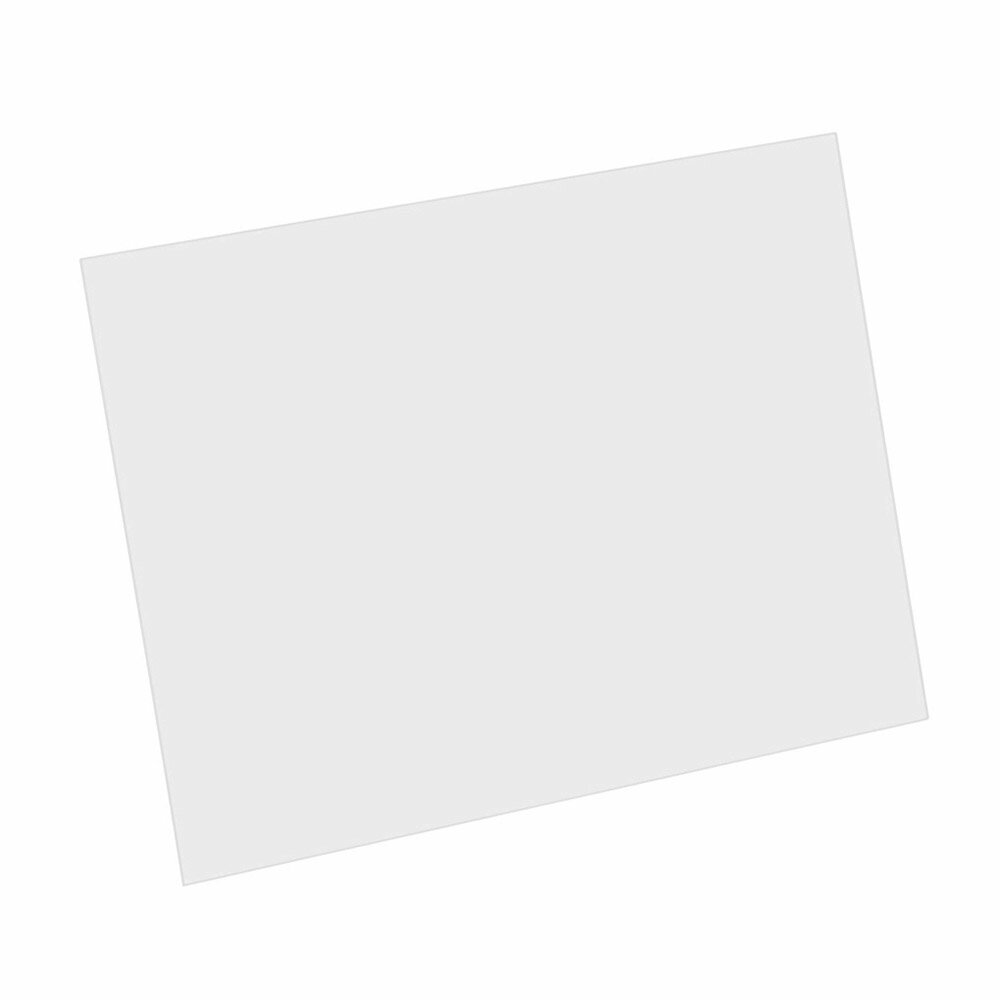 Пустая заготовка для защиты деки (Scratch Plate) для акустических гитар, материал PVC, прозрачная, 1 шт, для самостоятельной сборки и кастомизации.