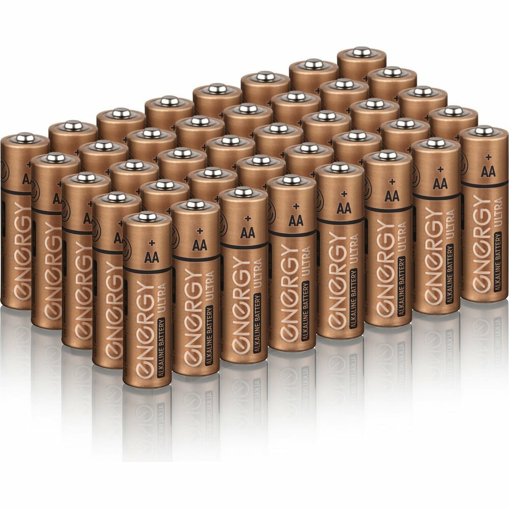 Батарейка алкалиновая ENERGY Ultra LR6/10KS (АА) 40 штук 107137