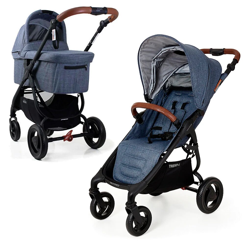 Детская коляска 2в1 Valco Baby Snap 4 Trend, цвет Denim (Синий)