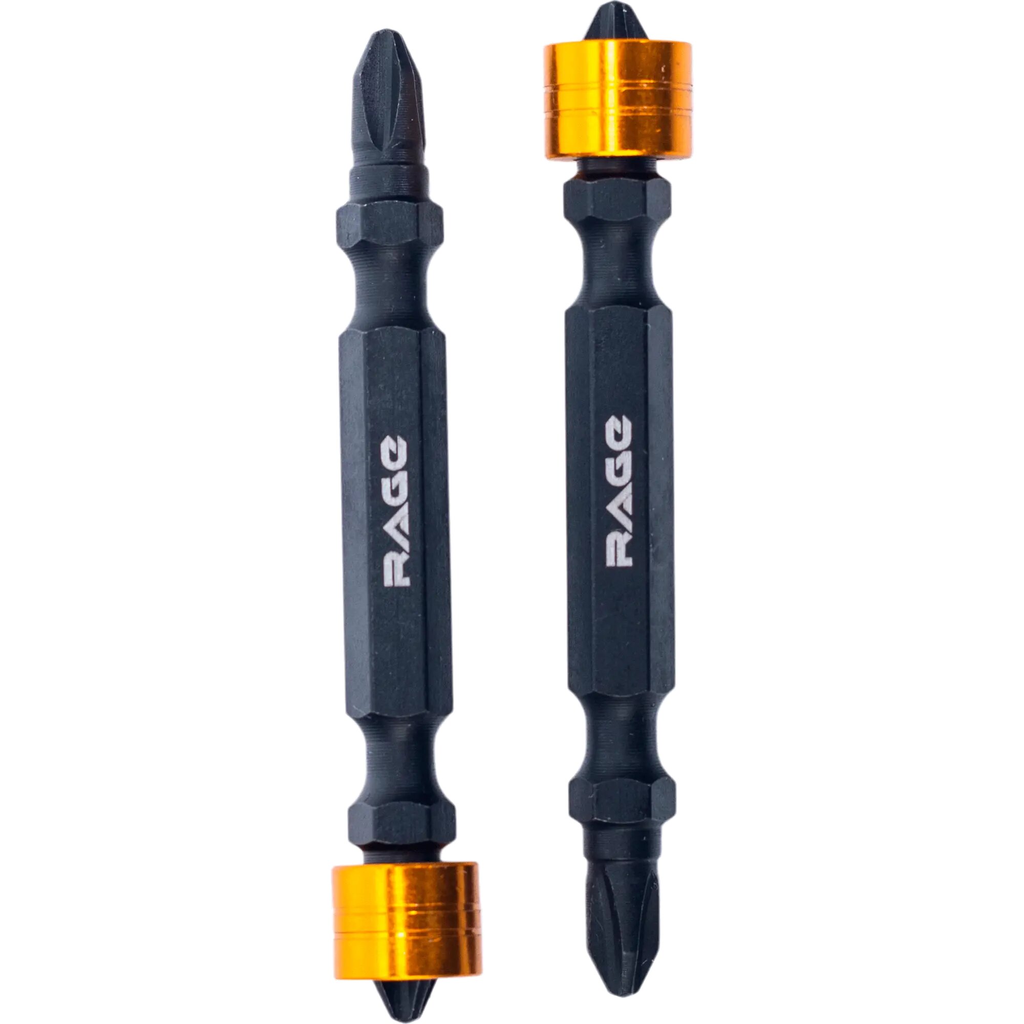 Rage двусторонняя магнитная бита с ограничителем PH2x65 мм, набор из 2 шт для ремонта