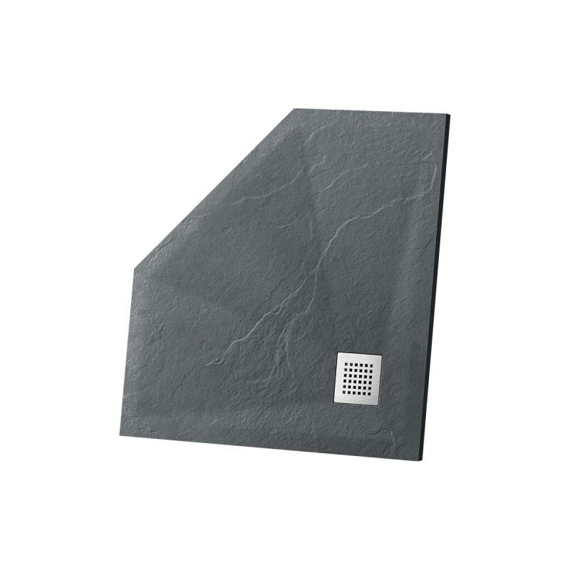 Vincea Поддон для душа из искусственного камня VST-4SP1010A, 1000*1000*25, антрацит Vincea