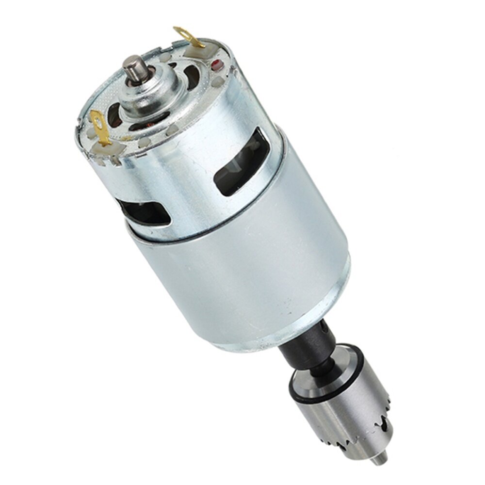 Двигатель 775 с патроном для сверла DC 12 В (12-24 В) 4000-8000 об/мин