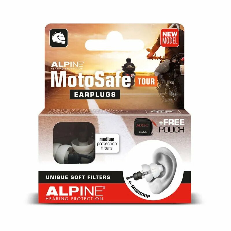 Беруши для мотоспорта MotoSafe Tour, Alpine
