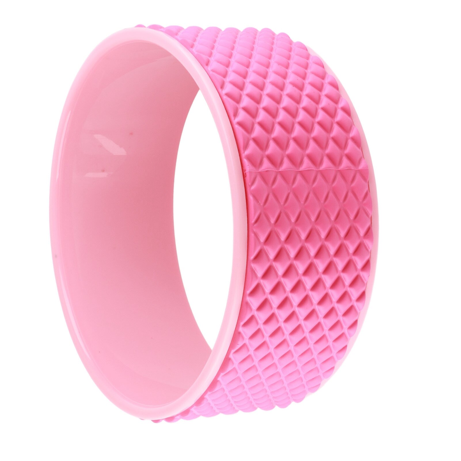 Массажное колесо для йоги, укрепляющее мышцы спины, мягкий многоразовый ролик для коррекции осанки.