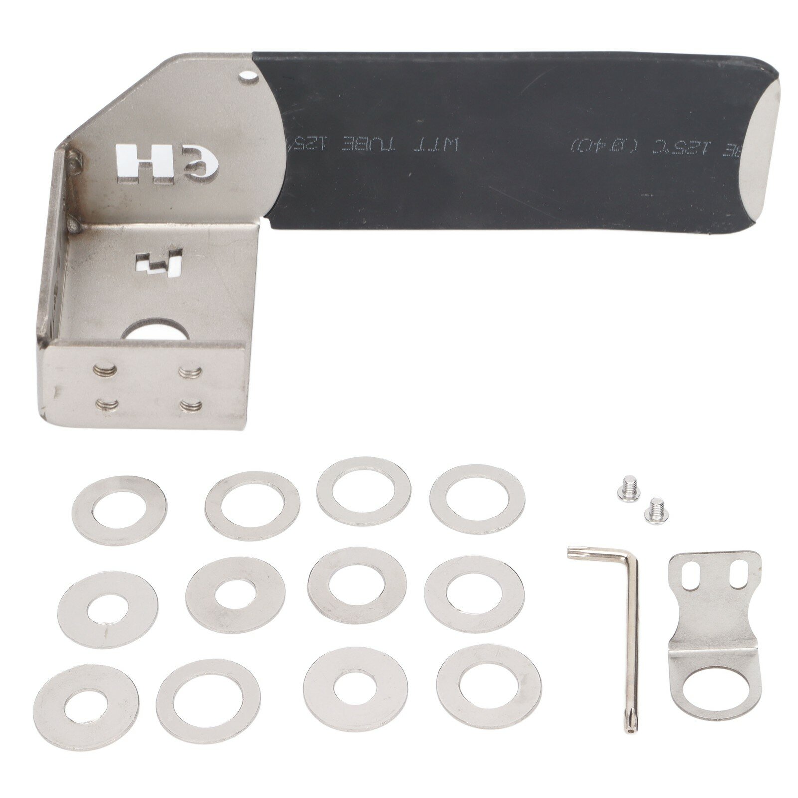 Кронштейн для антенны из нержавеющей стали, зажим для крепления на край, регулируемая по высоте, противоугонный, для автомобиля Haval H9Silver