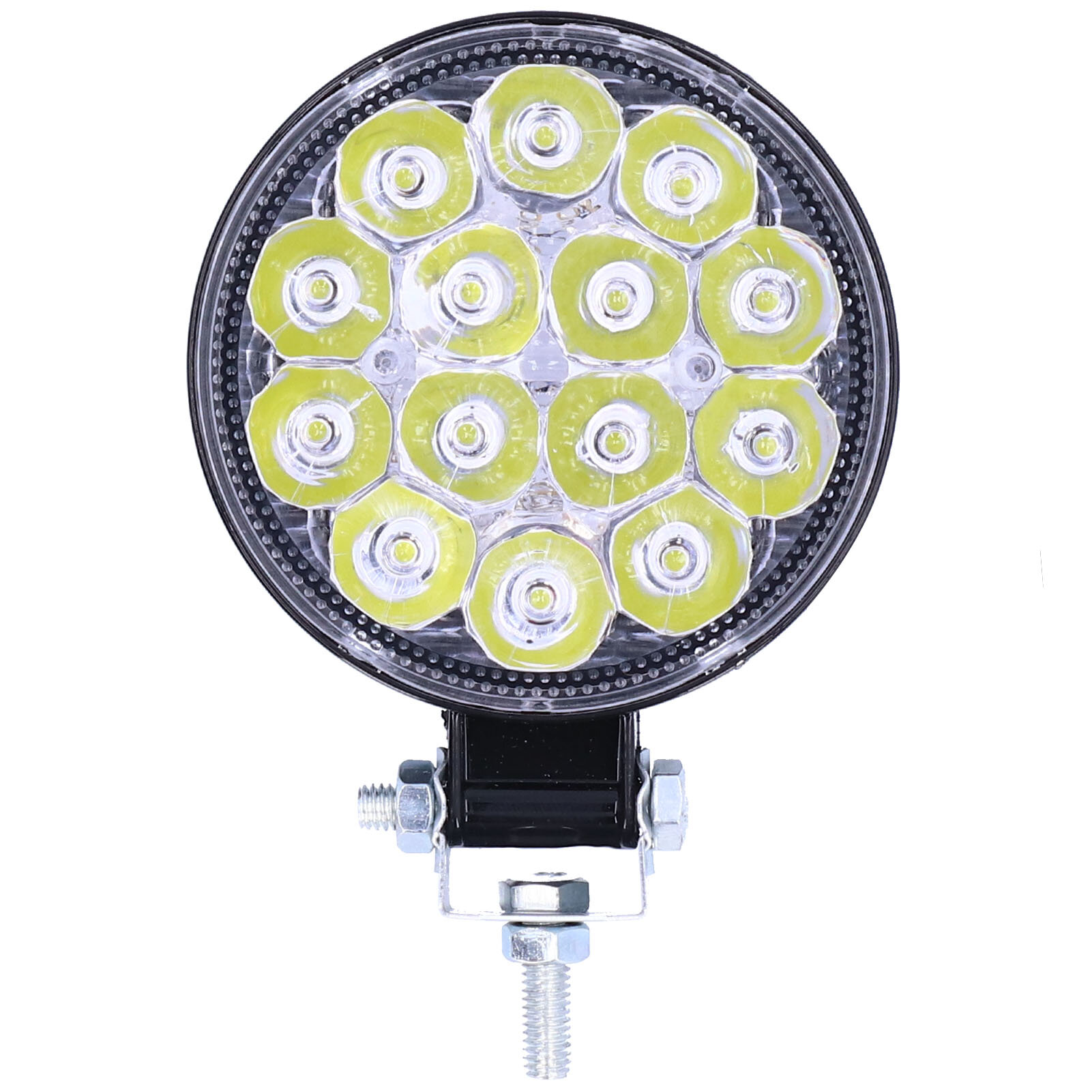 42W 14LED Work Light 6000K 3000LM Круглый прожектор IP67 Водонепроницаемые универсальные для автомобильного мотоцикла