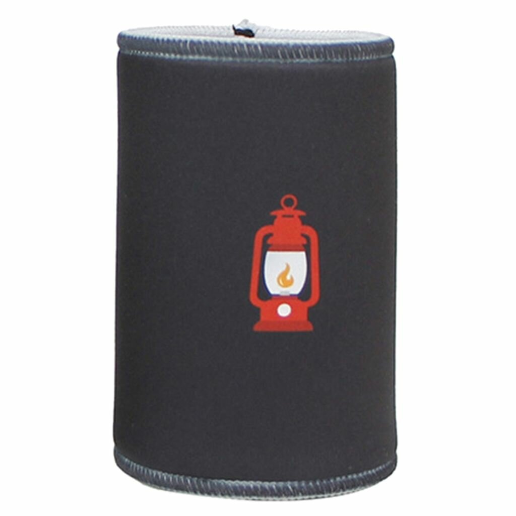 Походной посуды, Набор чехлов для стаканов для кемпинга - черный низкий