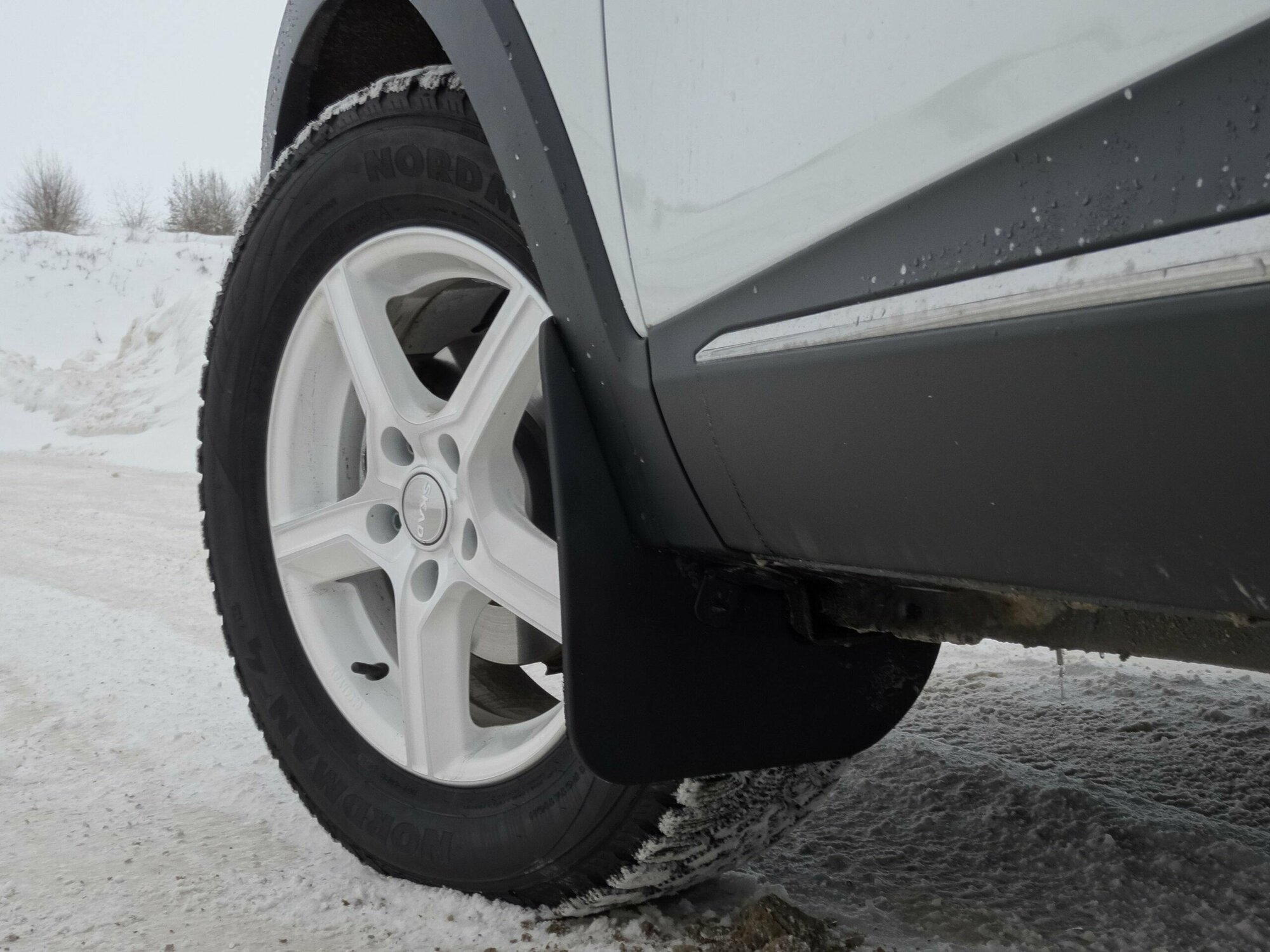 Брызговики передние увеличенные резиновые Рено Каптур (включая рестайлинг 2021)/ брызговики резиновые Renault Kaptur