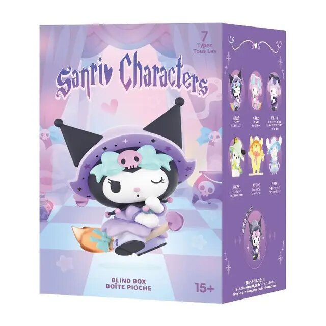 6 шт. Sanrio Blind Box Kawaii Kuromi Cinnamoroll My Melody Фигурки Аниме Куклы Blind Bag Игрушка для девочек-фанатов Подарок