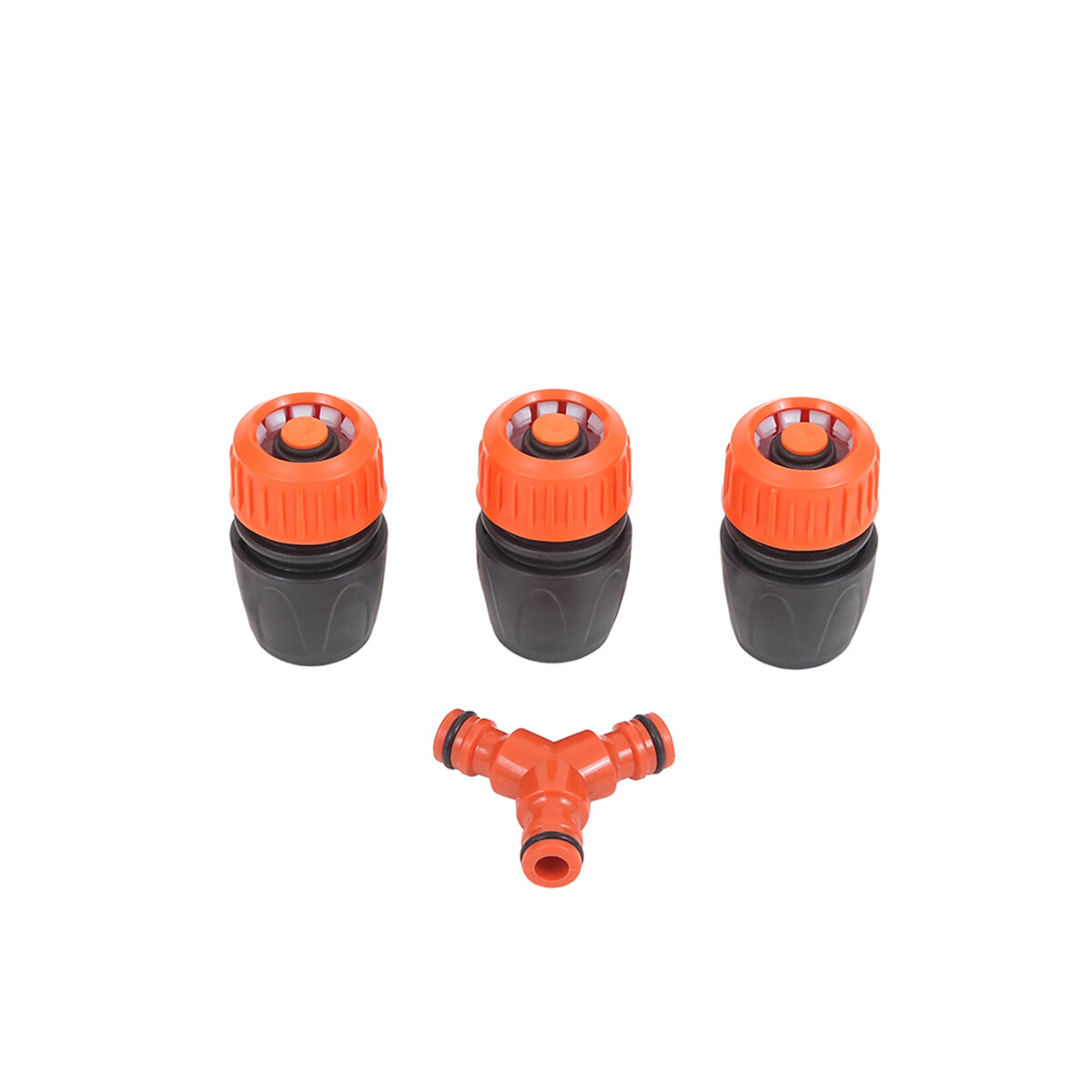 Набор фитингов для шлангов Жук 3/4", тройник, 3 коннектора, пластик