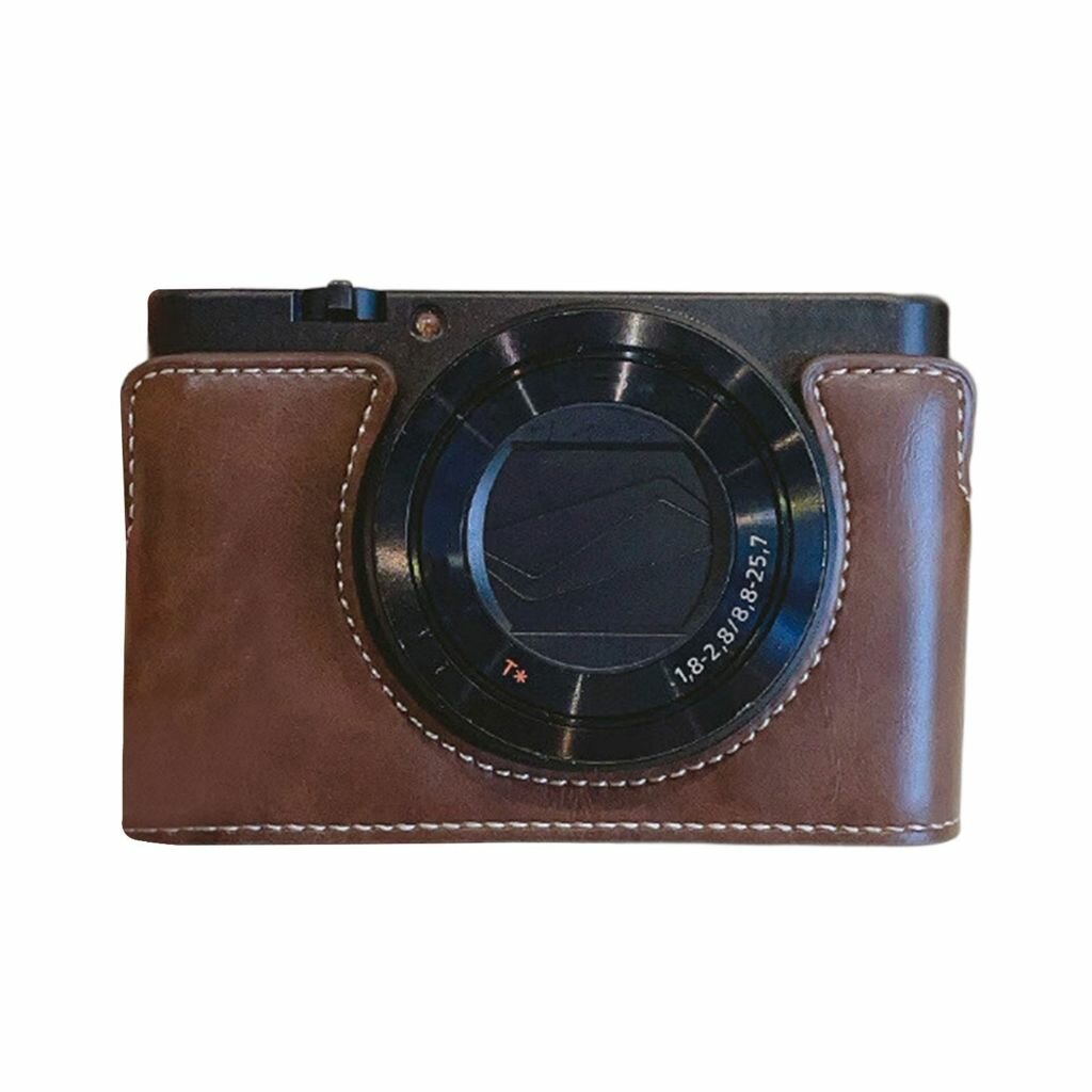 Чехол Для Камеры из Искусственной Кожи Ручной Работы Для Половины Корпуса Фотоаппарата