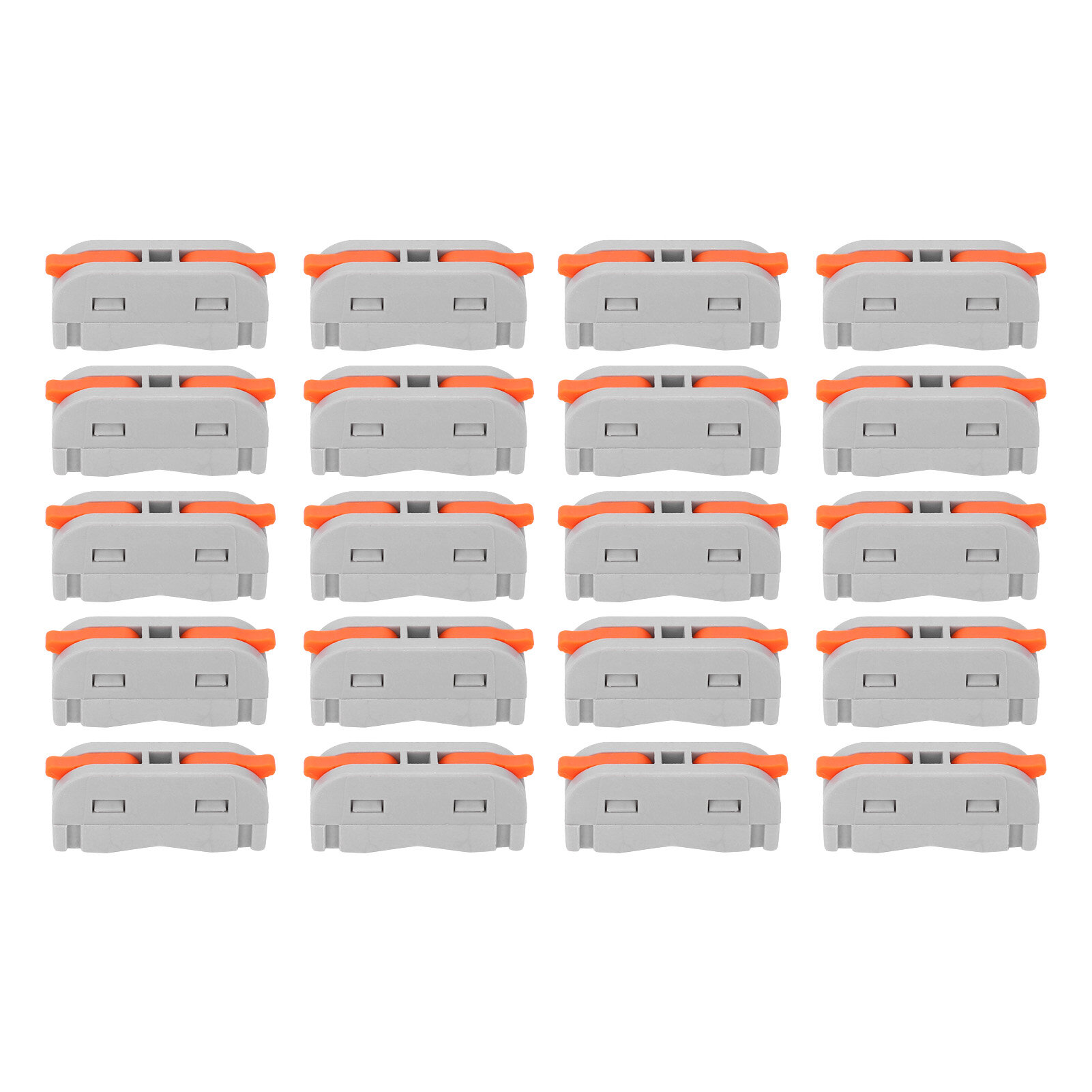 20шт -проводник разъемы проводника Mini Levernut 1in1out быстрого освещения Блок 250 В