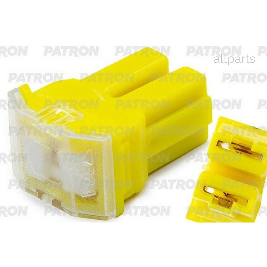 PATRON PFS104 Предохранитель блистер 1шт PFA Fuse (PAL312) 60A желтый 30x15.5x12.5mm