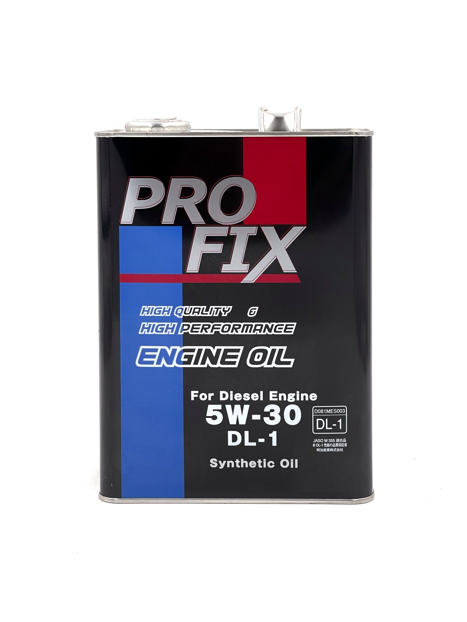 Масло моторное ProFix DL-1 5w-30, синтетическое, 4 литра, для авто