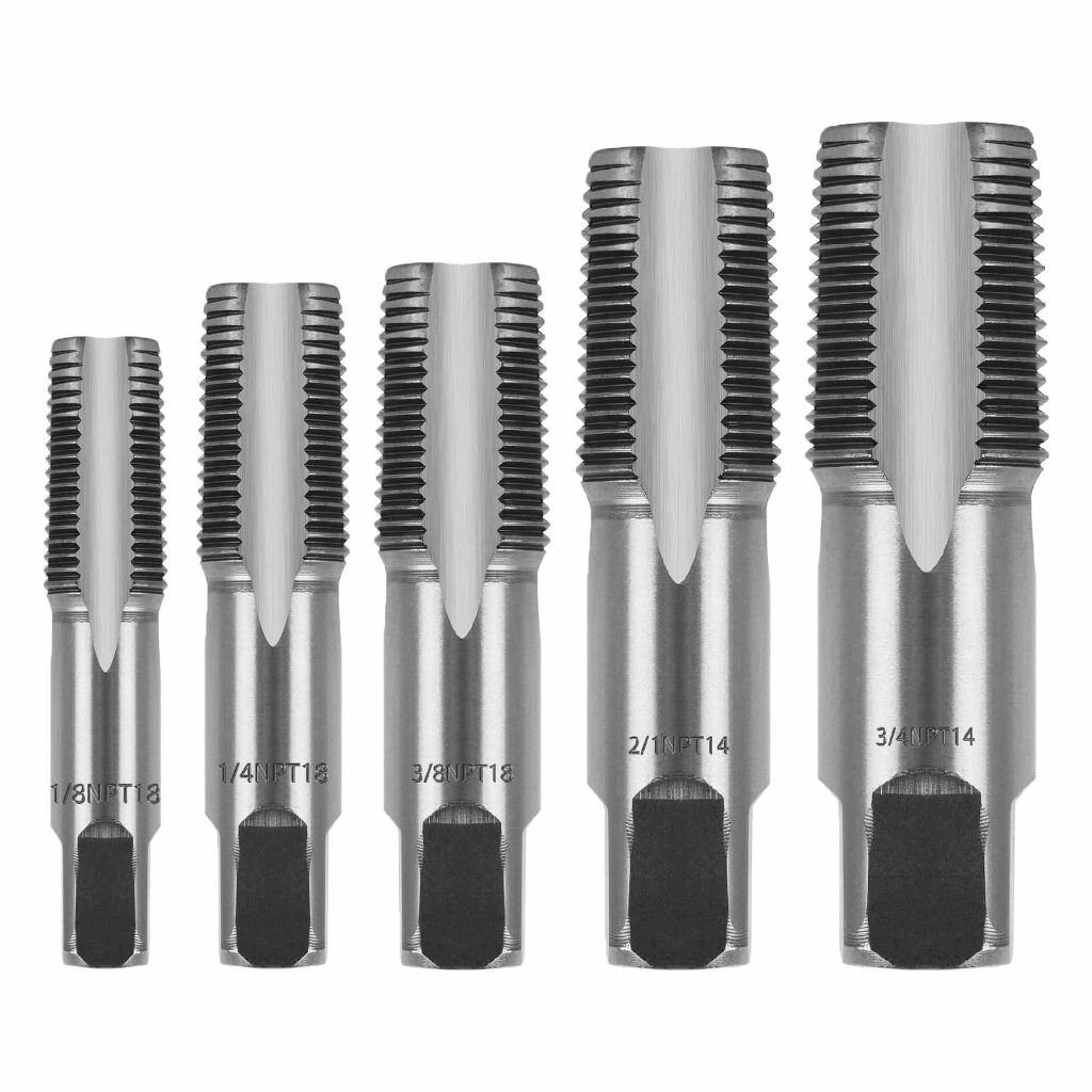 Нарезной инструмент для труб NPT 1/8", 1/4", 3/8", 1/2", 3/4"