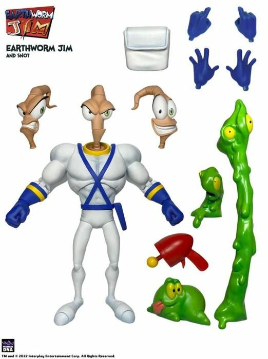 Фигурка Червяк Джим(EARTHWORM JIM)