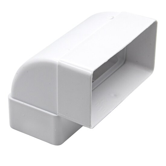 Ремоколор Колено вентиляционное плоское вертикальное 55x110 мм 52-8-172