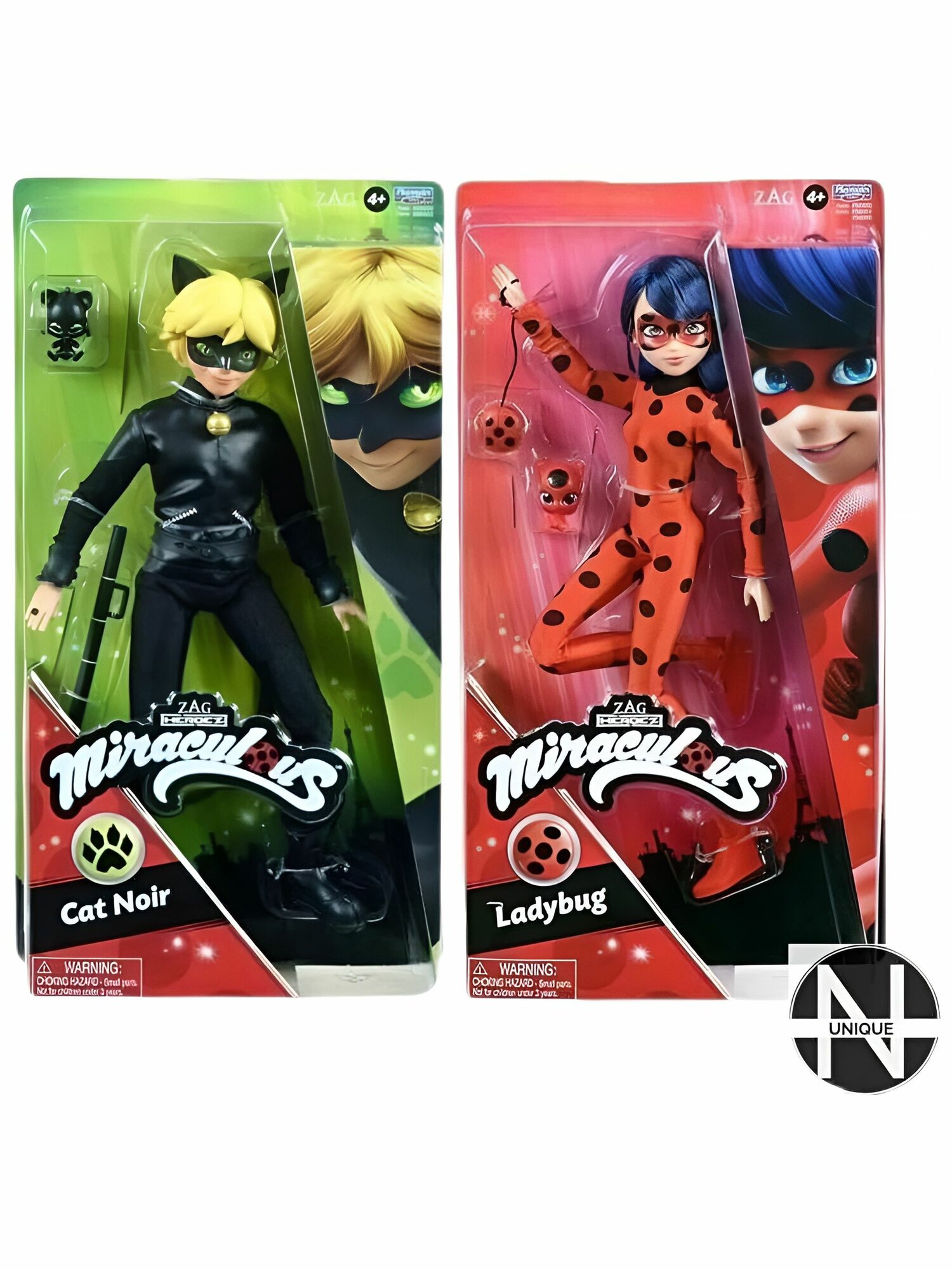 Игровой набор "Леди Баг и Супер-кот" из двух кукол 27 см , Miraculous , 50365