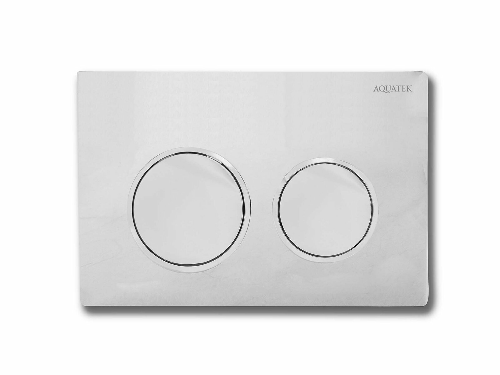 Панель смыва Aquatek Small для INS-0000018, клавиши круглые, хром глянец TDI-0000002