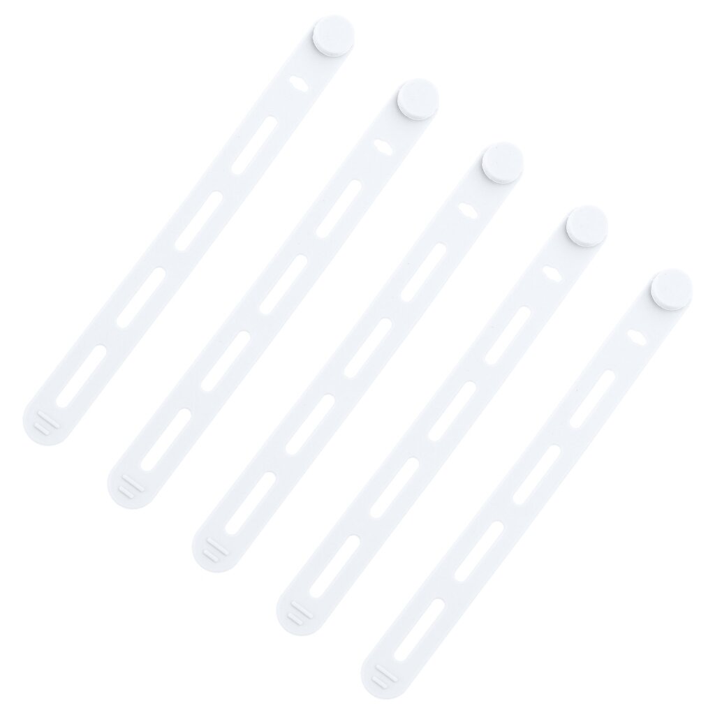 5шт Кабельных Органайзеров-Стяжек Зажим Для Зарядного Устройства Управление шнуром Силиконовый Менеджер Проводов Мышь Держатель наушников Устройство для намотки линии передачи данных