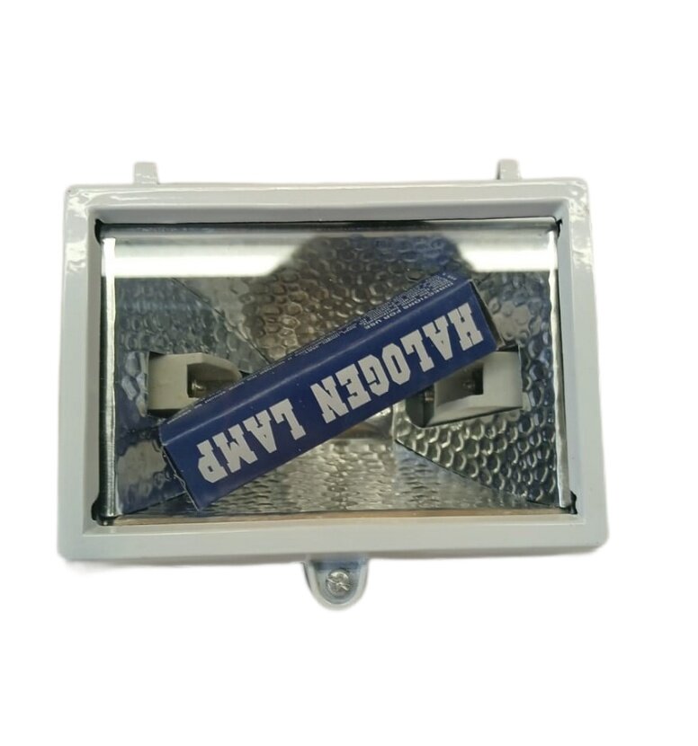 Прожектор галогенный 150вт белый lighton, обеспечивает яркое и равномерное освещение