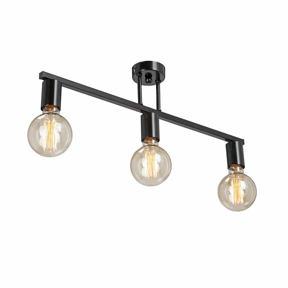 Люстра Vitaluce V4232-1/3PL, 3xE27 Макс. 40Вт Черный / Виталюче.