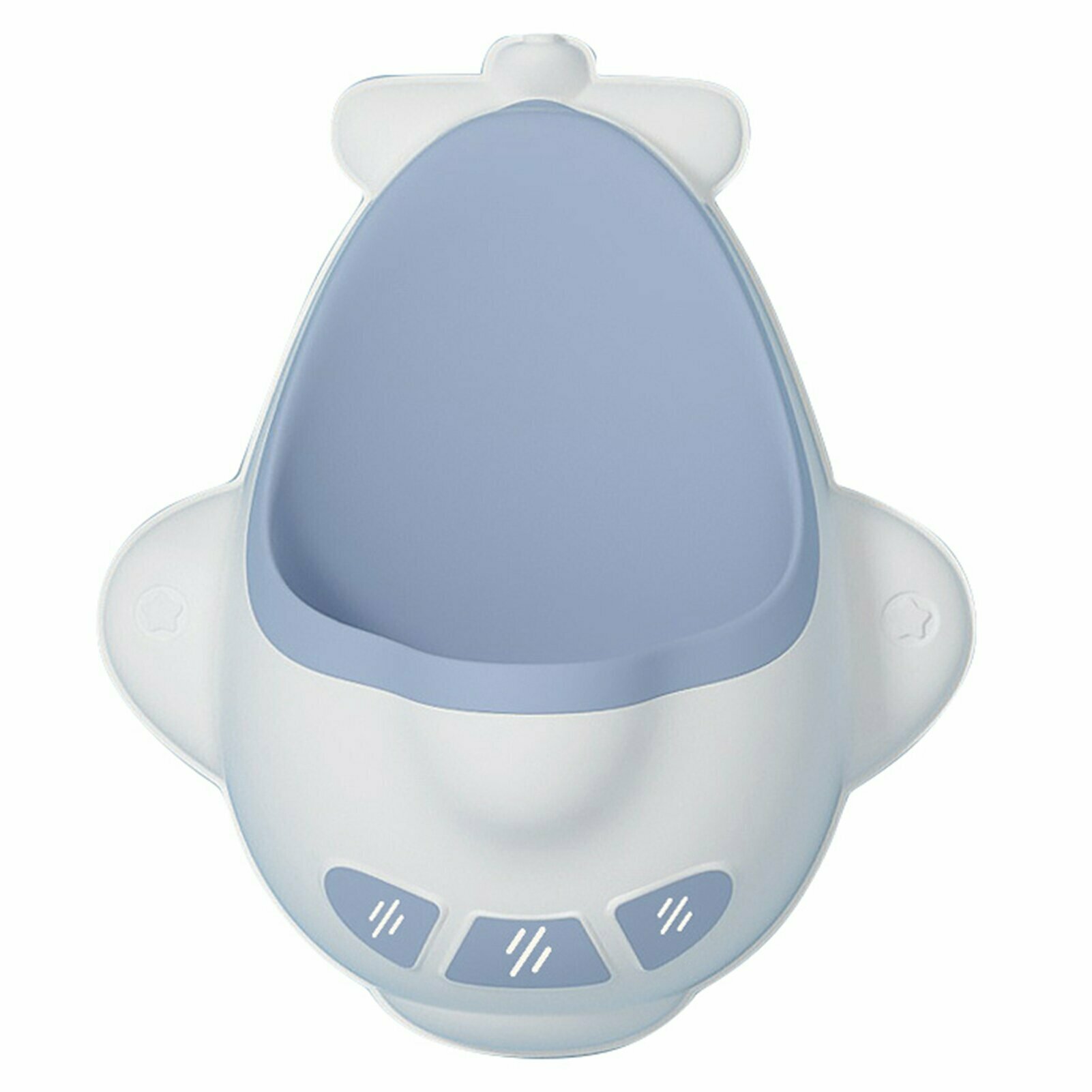 Baby Boy Potty Training Urinal Plane Shaped Detachable Cleansing Wall Mounted Toilet for Kids Blue