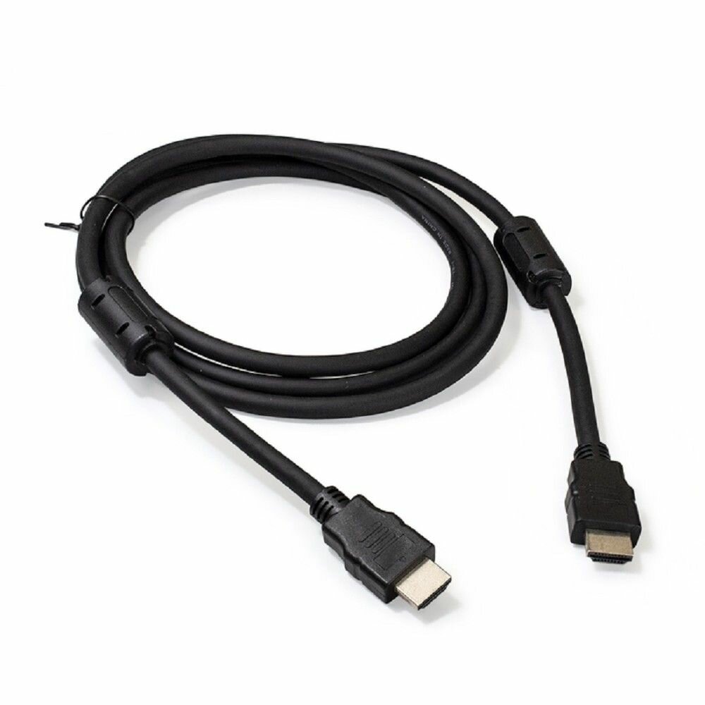 EXEGATE кабели EX287723RUS Кабель HDMI EX - CC - HDMI2 - 1.8F 19M 19M, v2.0, 1,8м, 4K UHD, Ethernet, ферритовые кольца, позолоченные контакты