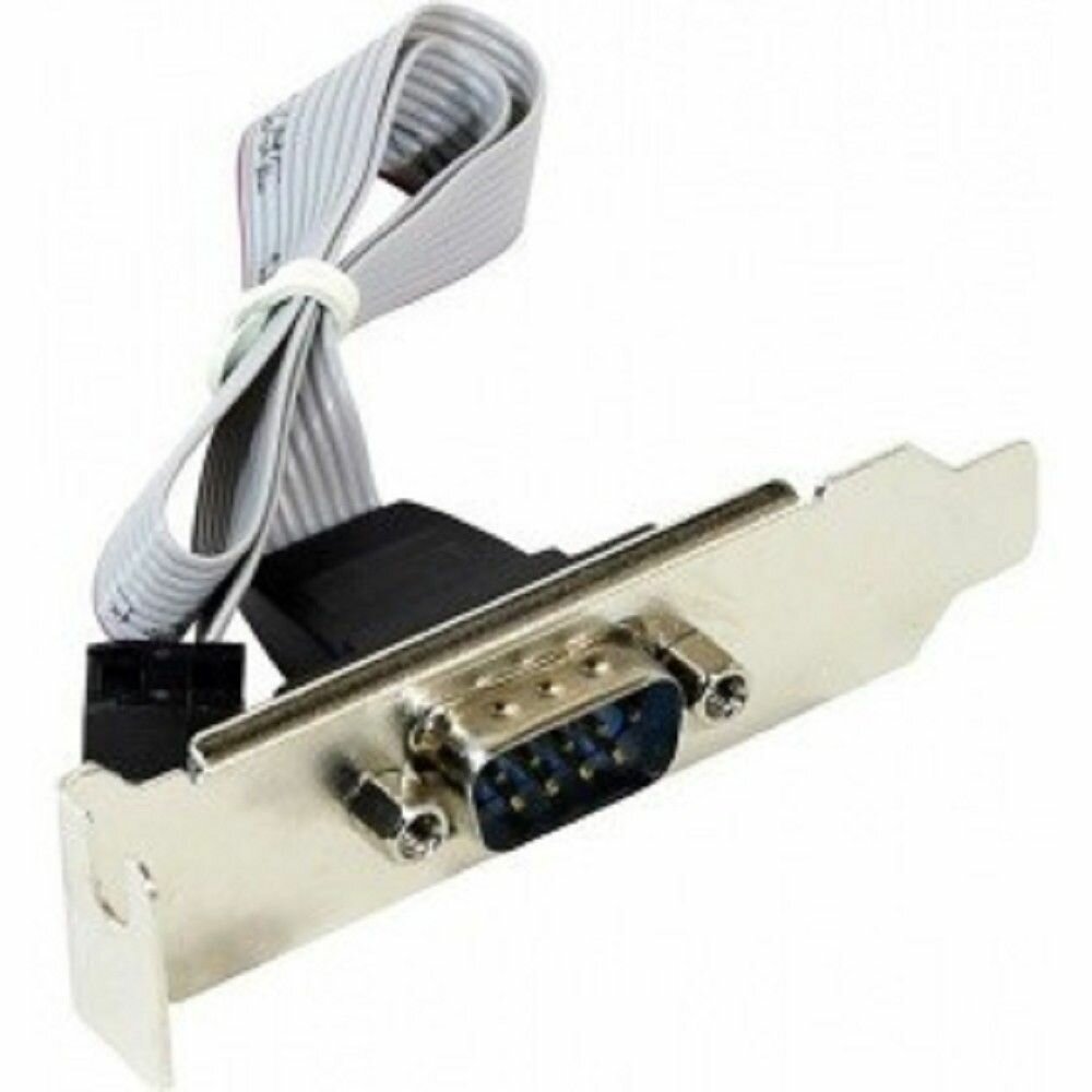 Orient кабели C098, Планка портов в корпус 1xCOM DB9 Male, Low Profile, oem