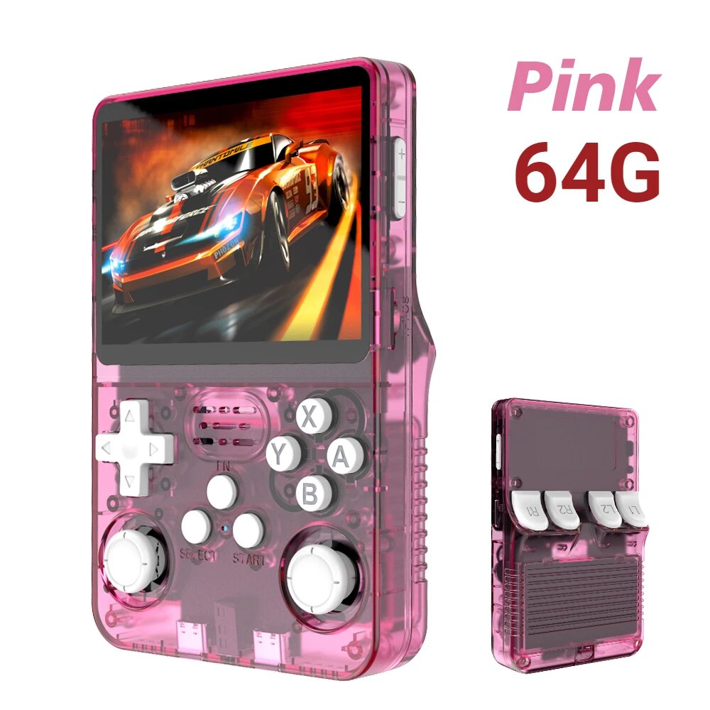 Портативная игровая консоль BOYHOM ARKOS R36S Pink 64G