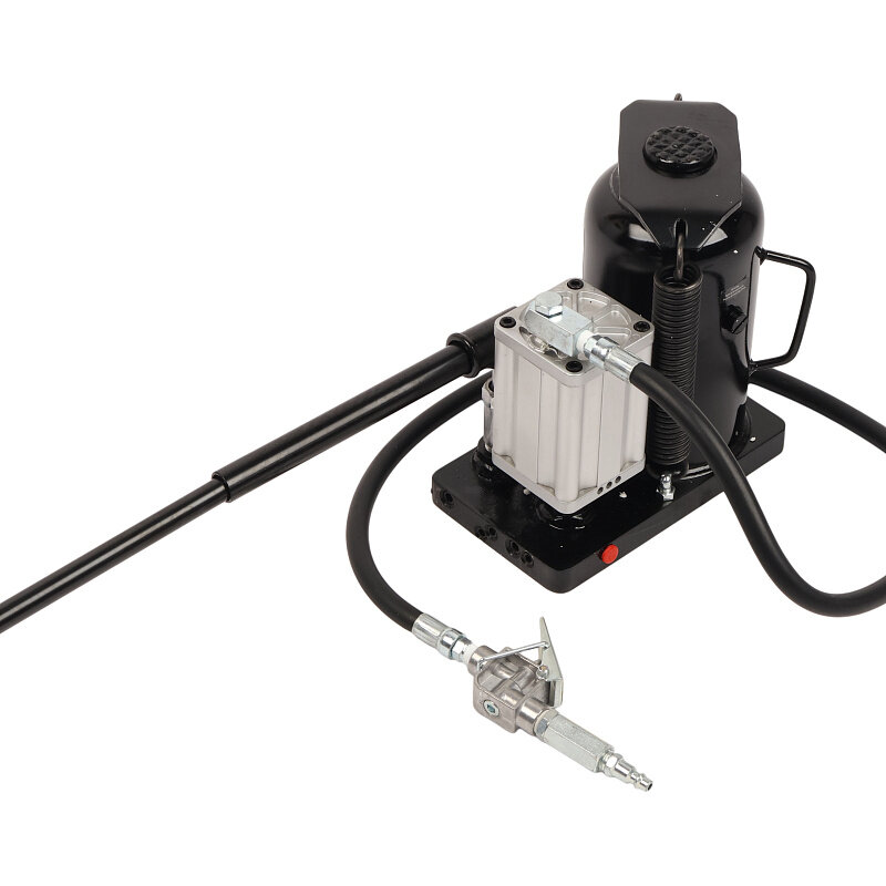 Домкрат пневмогидравлический ROCKFORCE RF-1600-2BIG бутылочный 20т, ход штока - 240 мм, высота подъема - 260-500 мм