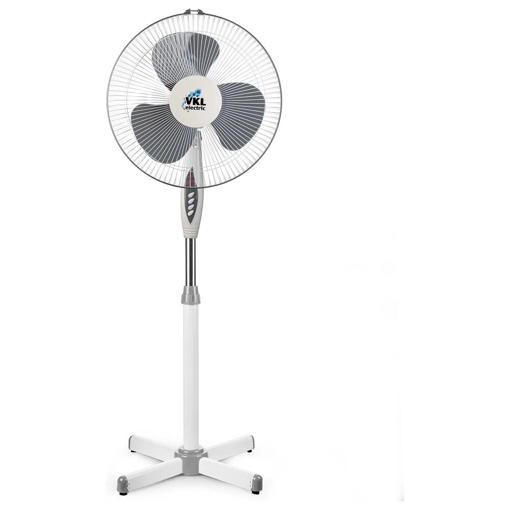 VKL electric Вентилятор напольный VGF-02-RC Gray 40 Вт с пультом и таймером 3 режима серый 1200611