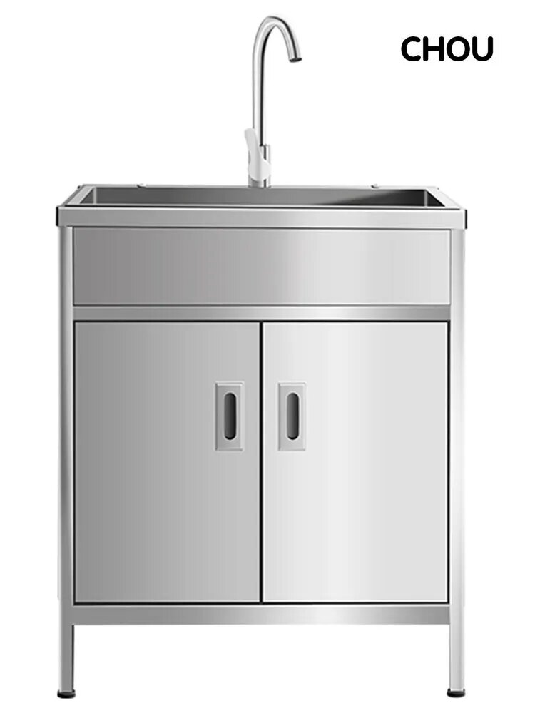 Напольная Мойка, раковина из нержавеющей стали с подставкой, кухнинержавеющая, с тумбой