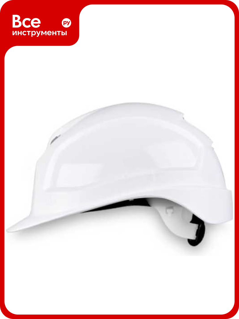 Каска Uvex Феос B-S-WR, храповик, белая арт. 9772031 прочной конструкции