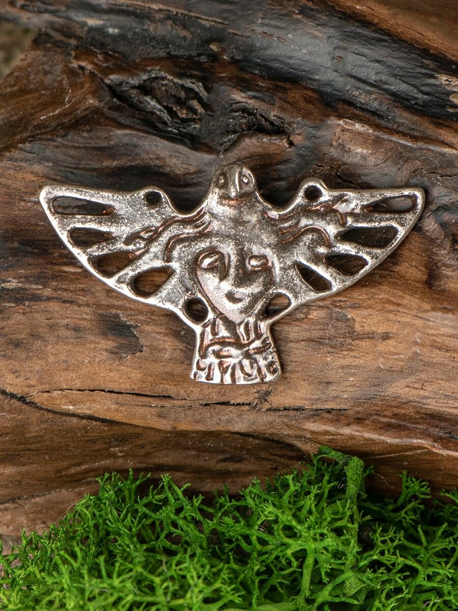 Подвеска, серебро, 925 проба, чернение