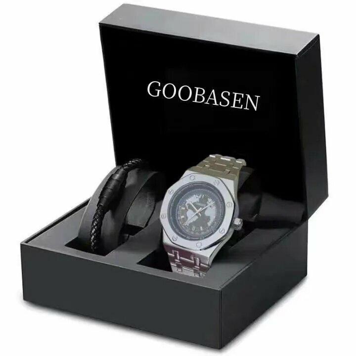 Ночной шар: Элитные часы с люминисцентным циферблатом и 30-метровым водозащитом"Ночной шар: Элитные часы с люминисцентным циферблатом и 30-метровым водозащитом