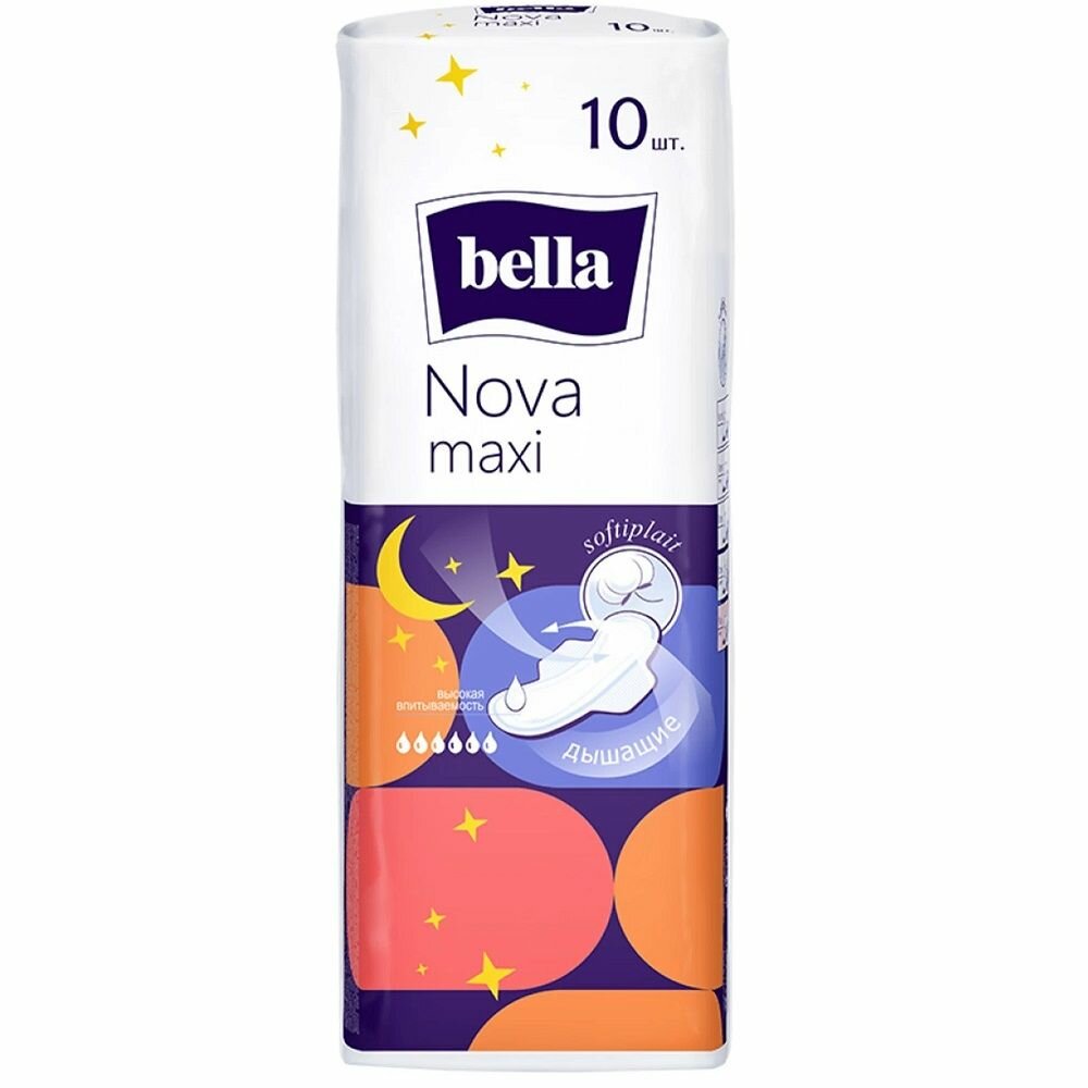 Гигиенические прокладки Bella Nova Maxi softiplait air 10 шт