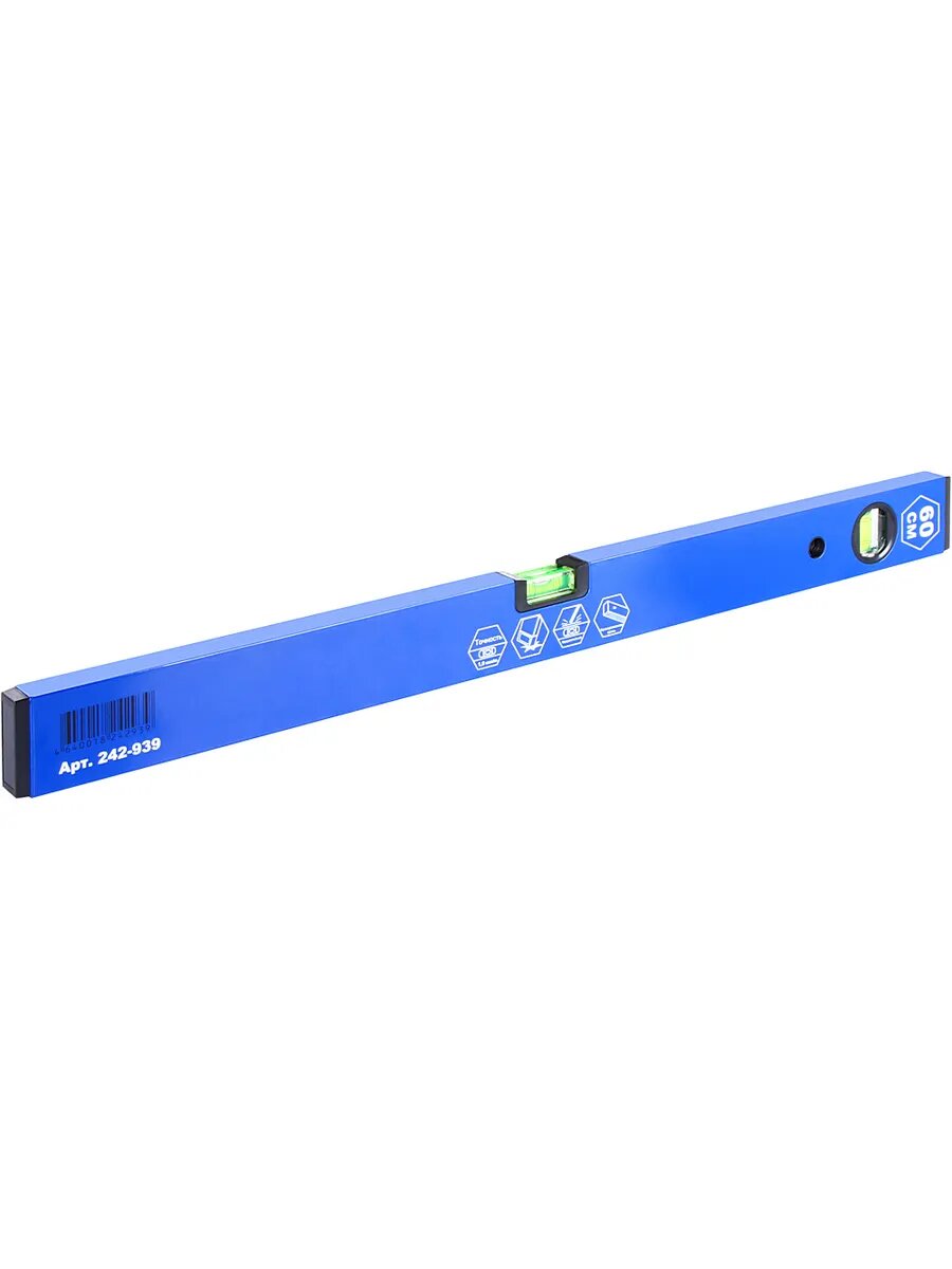 Уровень строительный Оптима, 600 мм, профиль 20 x 49 мм, 2