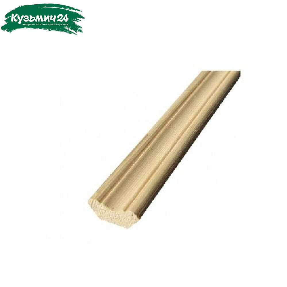 Плинтус фигурный Липа 42 мм 2.4 м, 1 шт