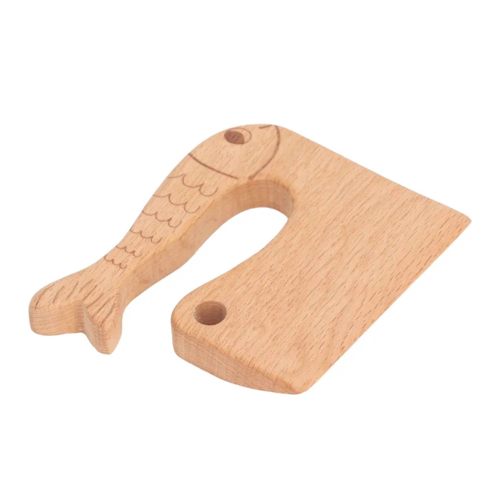 Деревянный нож для кухни для детей, инструмент для обучения Монтессори с рыбами, материал бук, для детей 2-8 лет, для резки овощей фруктов хлеба сыра, подарок для детей, безопасный деревянный нож, детский деревянный нож, кухонный нож для детей,