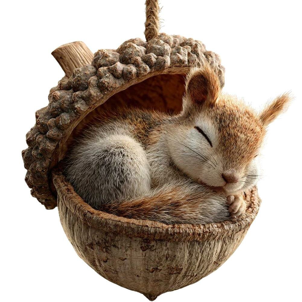 1/6 шт. 2D акриловые плоские украшения в виде желудей, рождественские украшения, салон автомобиля